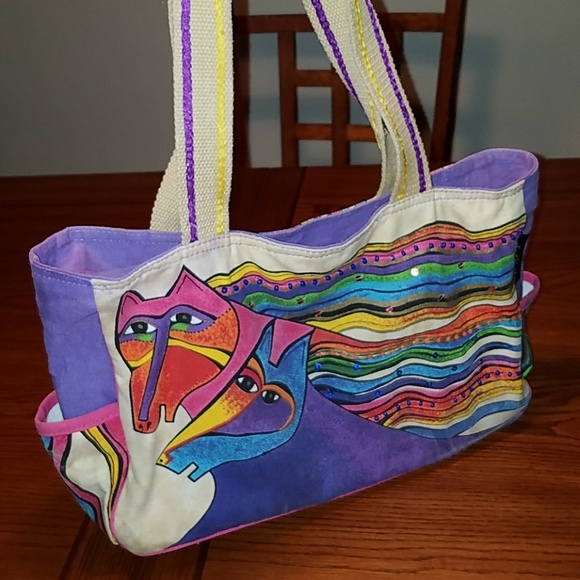 Laurel Burch | Bags | Laurel Burch Horses Shoulder Tote Bag | Poshmark